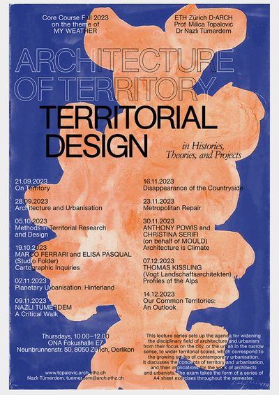 Architecture of Territory: Territorial Design in Histories, Theories ...
